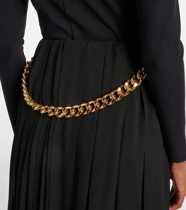 Balenciaga Pleated Maxi Skirt