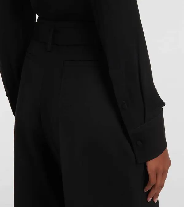 Valentino Garavani Virgin Wool Sable Bermuda Pants