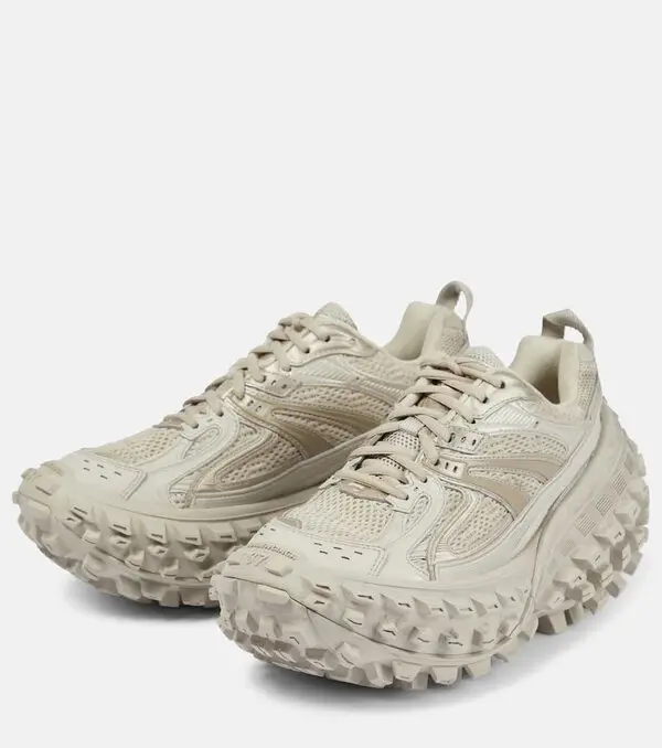 Balenciaga Bouncer Mesh Sneakers - Beige