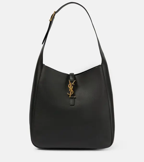 Saint Laurent Le 5 A 7 Supple Large Shoulder Bag - Black
