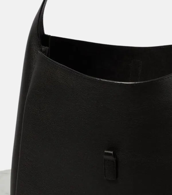 Saint Laurent Le 5 A 7 Supple Large Shoulder Bag - Black