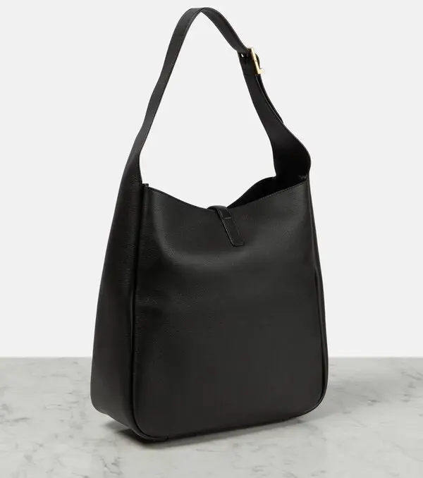 Saint Laurent Le 5 A 7 Supple Large Shoulder Bag - Black