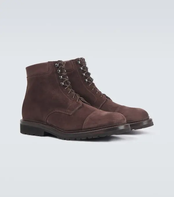 George Cleverley Taron Ii Suede Lace-up Boots