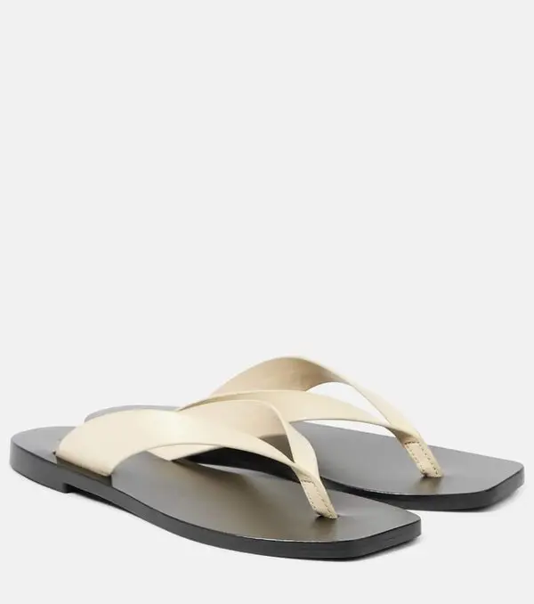 A.emery Kinto Leather Thong Sandals