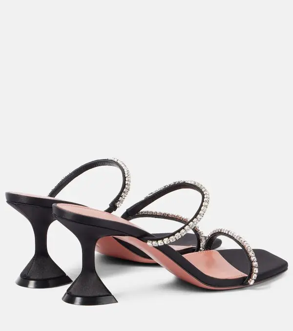 Amina Muaddi Gilda 70 Embellished Mules