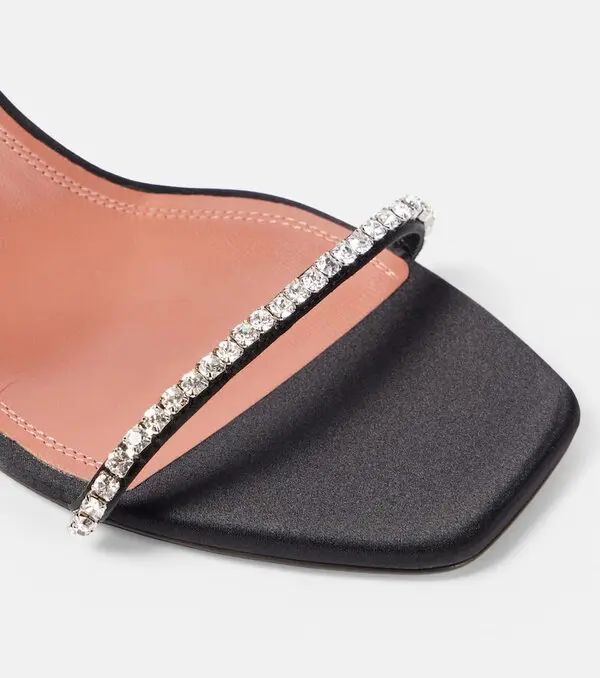 Amina Muaddi Gilda 70 Embellished Mules