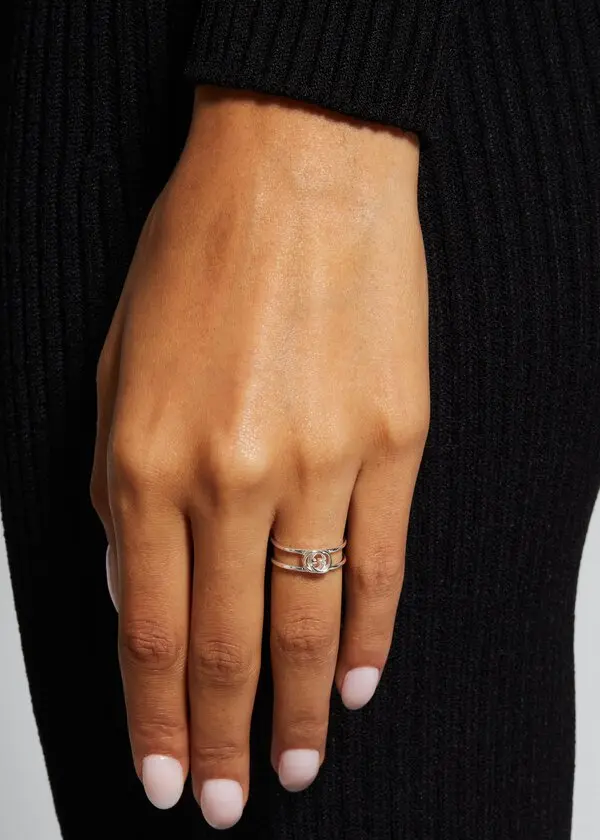 Gucci Interlocking G 6mm Ring
