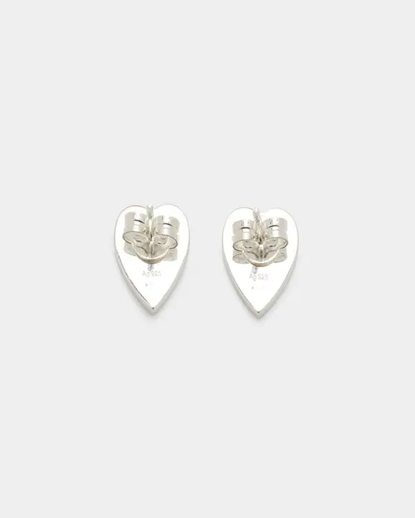 Gucci Engraved Heart Trademark Earrings