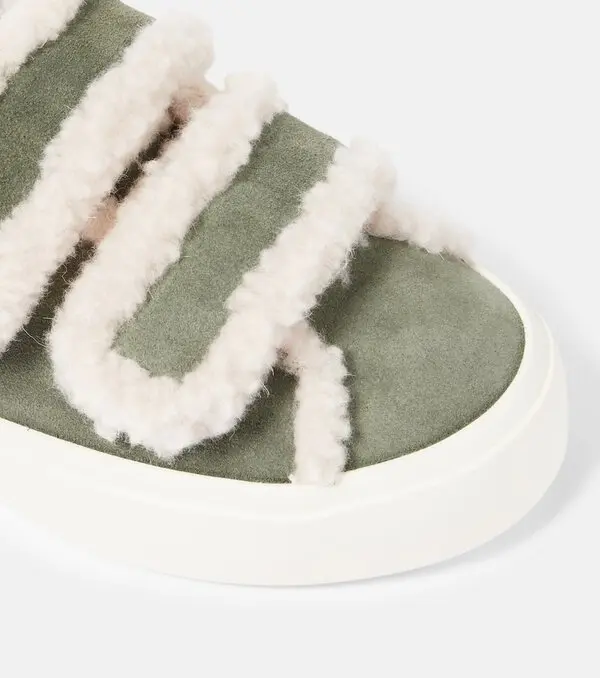 Inuikii Shearling-trimmed Sneakers