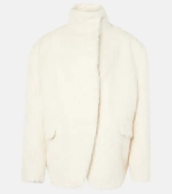 Magda Butrym Alpaca-blend Jacket - White