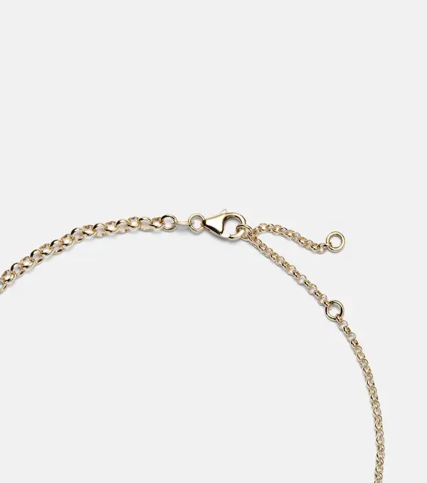 FOUNDRAE 18kt Yellow Pendant Necklace With Diamonds
