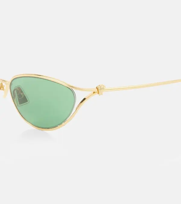 Bottega Veneta Knot Cat-eye Sunglasses - Gold