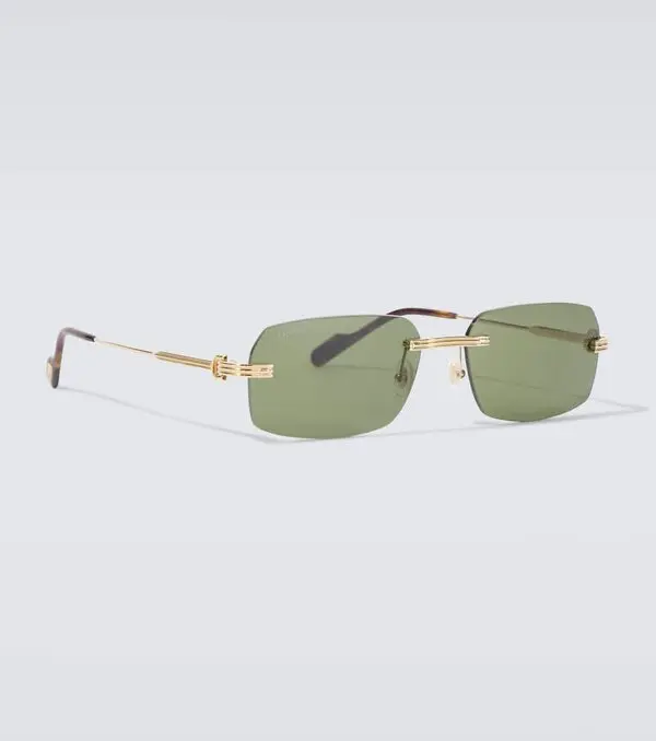 Cartier Première De Rectangular Sunglasses