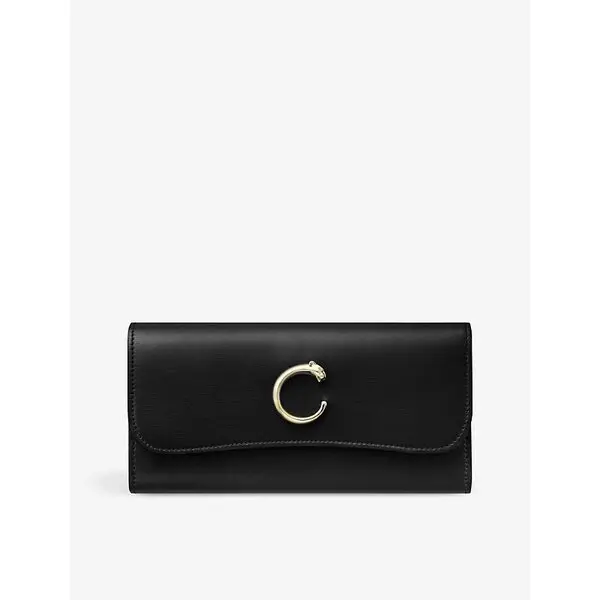 Cartier Panthère De Leather Wallet - Black