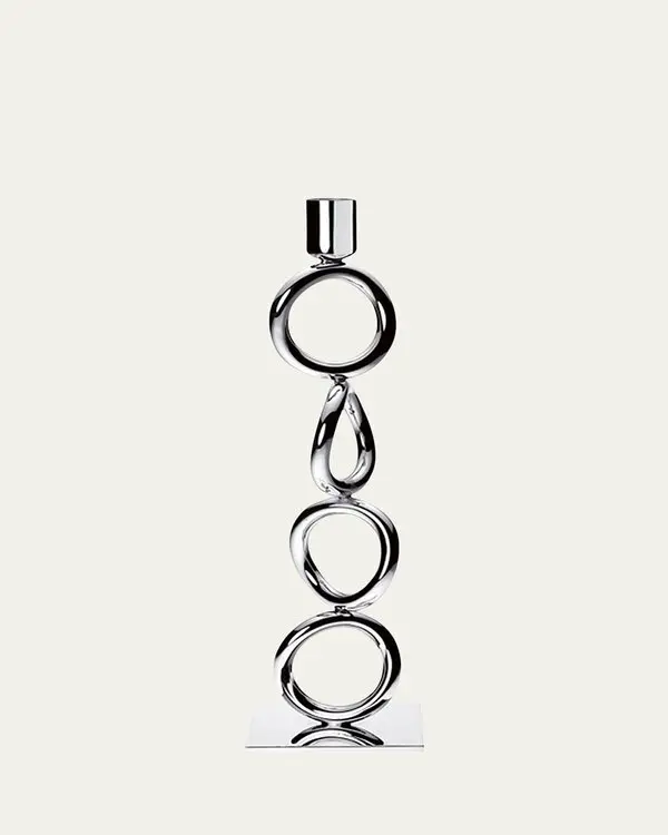 Christofle Vertical 4-ring Candlestick - One-color