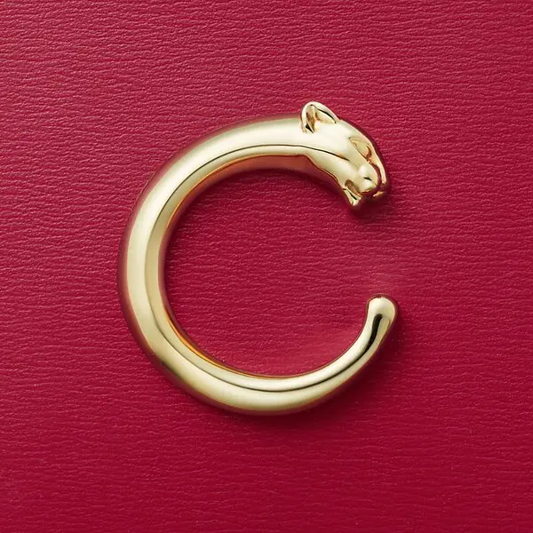 Cartier Panthère De Leather Cardholder - Cherry Red