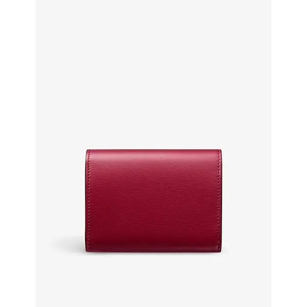 Cartier Panthère De Mini Leather Wallet - Cherry Red