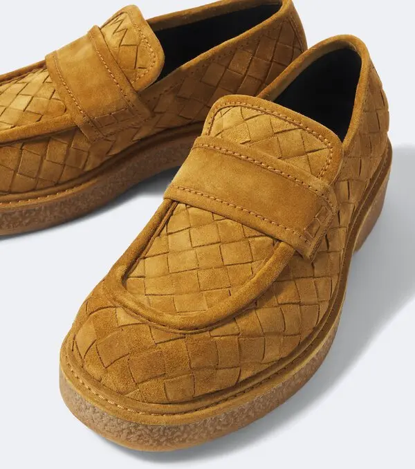 Bottega Veneta Haddock Intrecciato Loafers