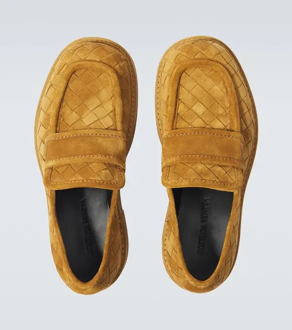 Bottega Veneta Haddock Intrecciato Loafers