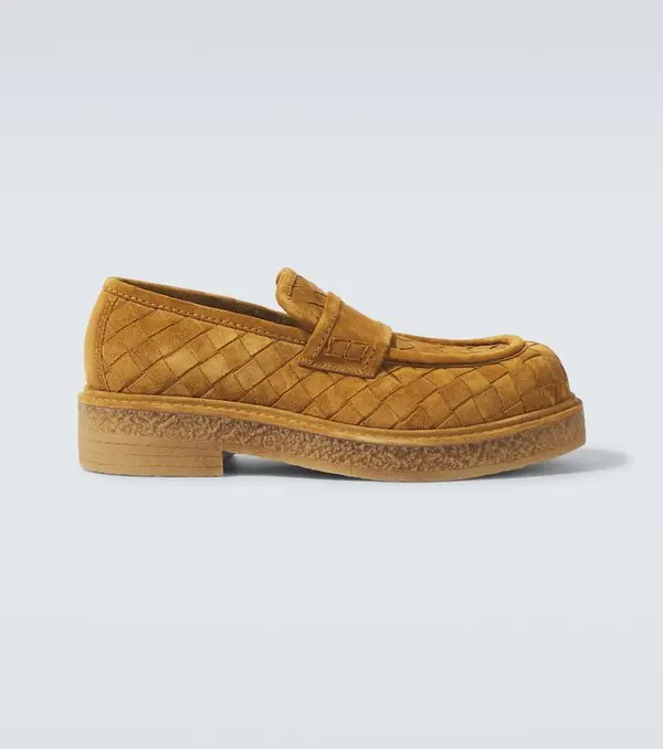 Bottega Veneta Haddock Intrecciato Loafers