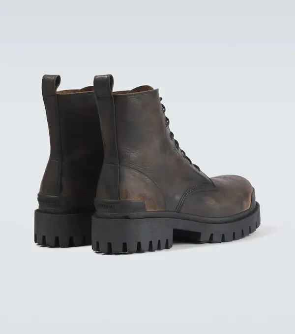 Balenciaga Strike Leather Boots