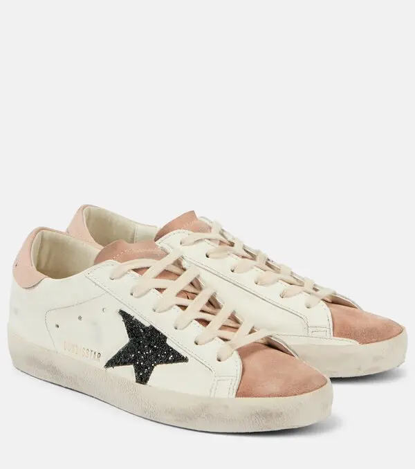 GOLDEN GOOSE Super-star Leather Sneakers - White