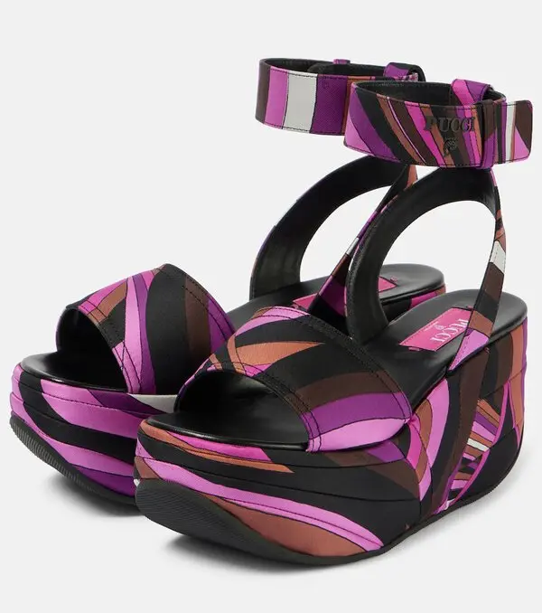 Emilio Pucci Pucciami Iride Platform Sandals