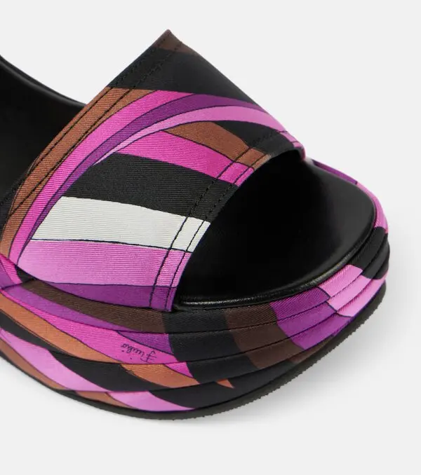 Emilio Pucci Pucciami Iride Platform Sandals