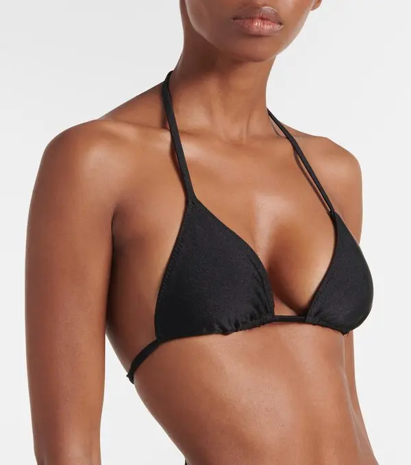 SAME Triangle Bikini Top - Black