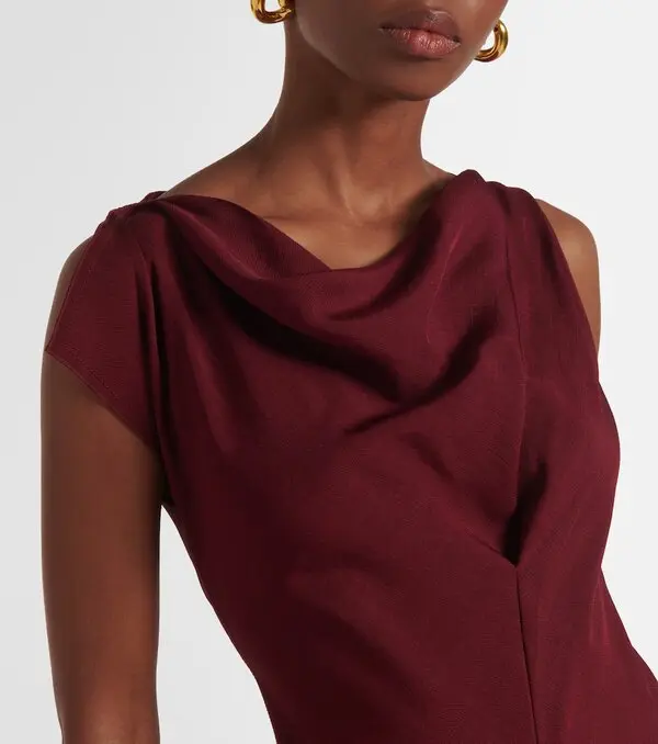 Victoria Beckham - Deconstructed Gathered Midi Dress