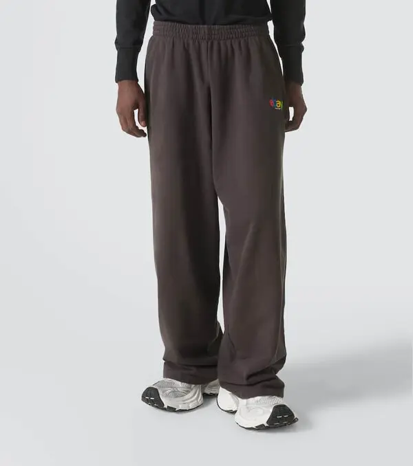 Balenciaga Printed Cotton Jersey Sweatpants