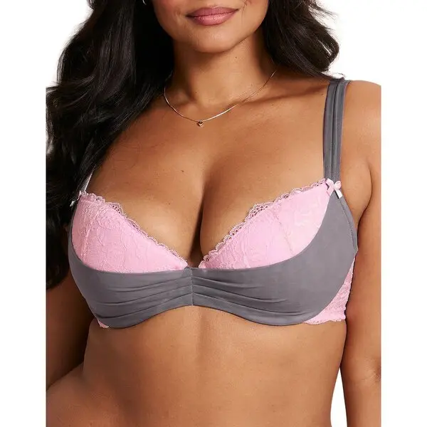 ADORE ME Clairabella Contour Demi Bra - Light Pink