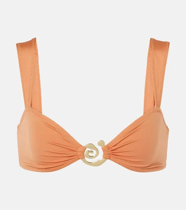 SAME Spiral Bikini Top - Orange