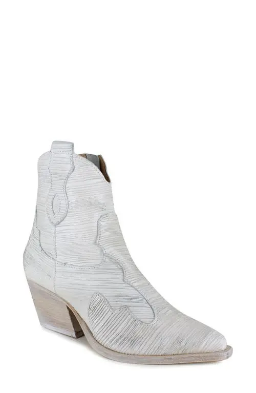ZIGI Yuliana Western Boots - Off White Leather