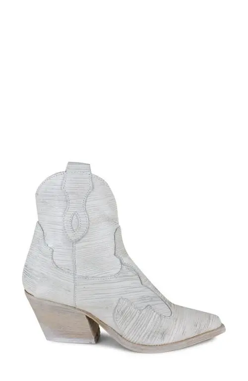 ZIGI Yuliana Western Boots - Off White Leather