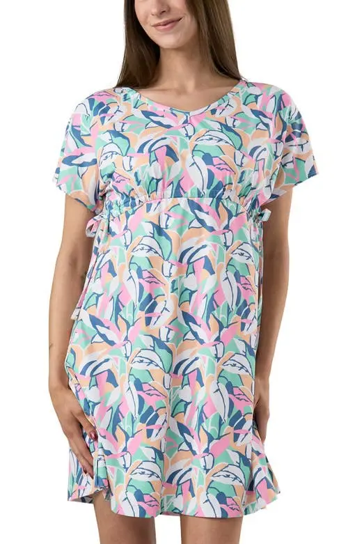 UV SKINZ Short Cover-up - Baltic Palm Drift