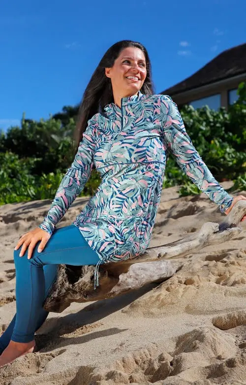 UV SKINZ Convertible Swim Shirtdress - Moonlit Canopy