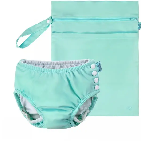 UV SKINZ Adjustable Swim Diaper Set - Aruba