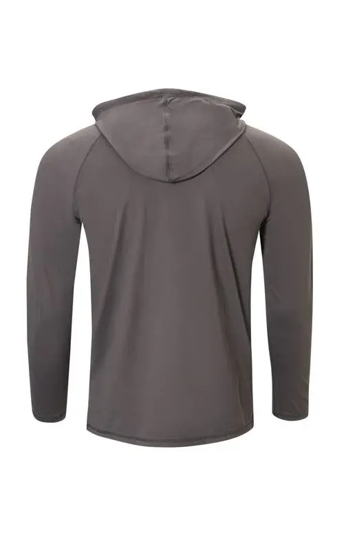 UV SKINZ Upf 50+ Pullover Hoodie - Charcoal
