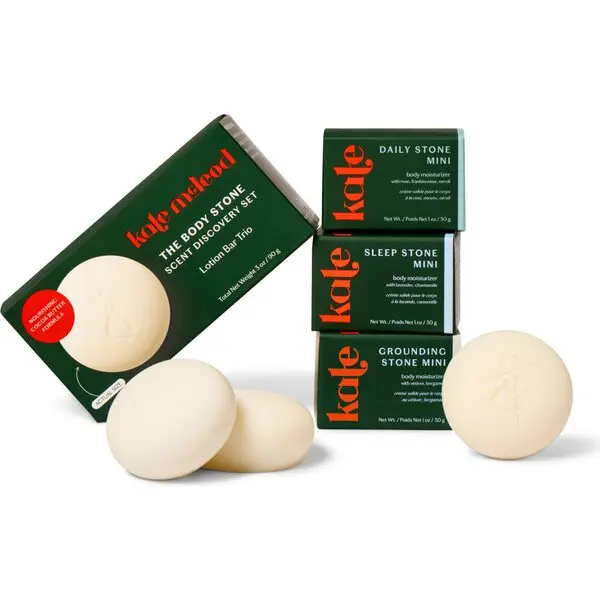 KATE MCLEOD The Body Stone Set Of 3 Mini Sampler $42 Value - No Color