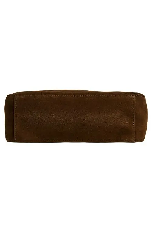 Staud Mel Suede Shoulder Bag - Truffle