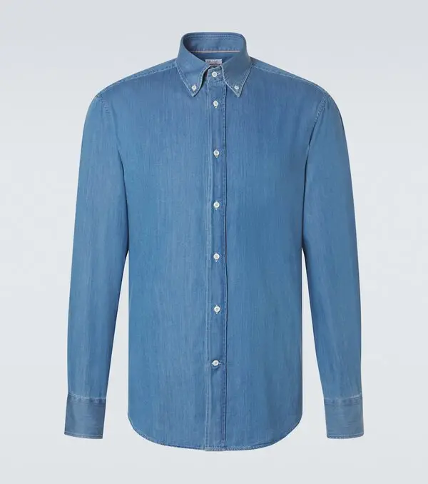 Brunello Cucinelli Denim Shirt - Blue