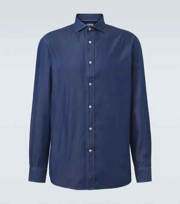 Brunello Cucinelli Denim Shirt - Blue
