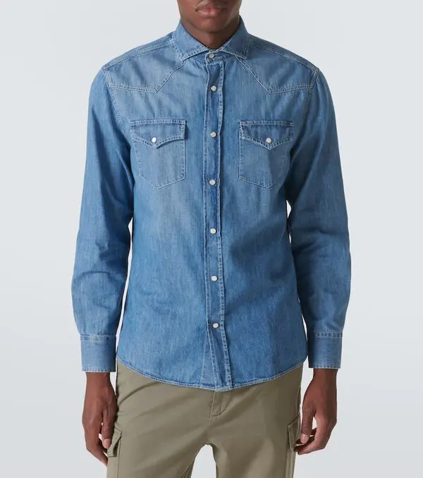 Brunello Cucinelli Denim Shirt