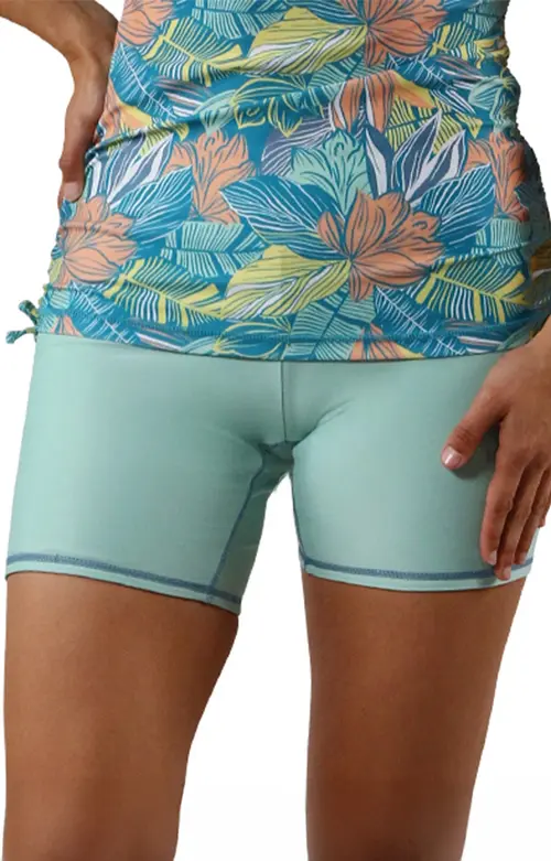 UV SKINZ Reversible Active Swim Shorts - Baltic/seaglass