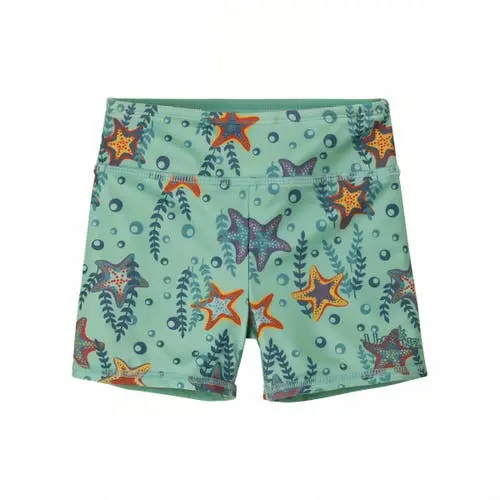 UV SKINZ Reversible Active Swim Shorts - Dancing Starfish/seaglass