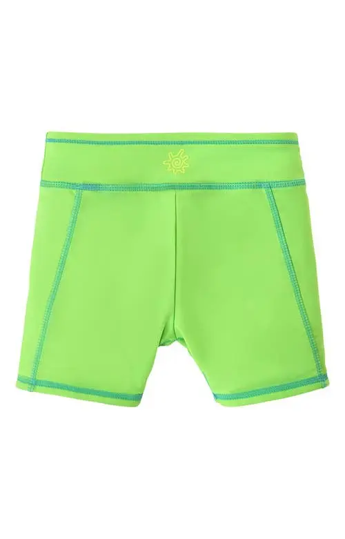 UV SKINZ Reversible Active Swim Shorts - Neon Sky/neon Green