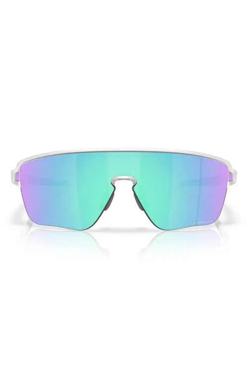 Oakley Corridor 142mm Semi Rimless Prizm™ Polarized Shield Sunglasses - Sapphire