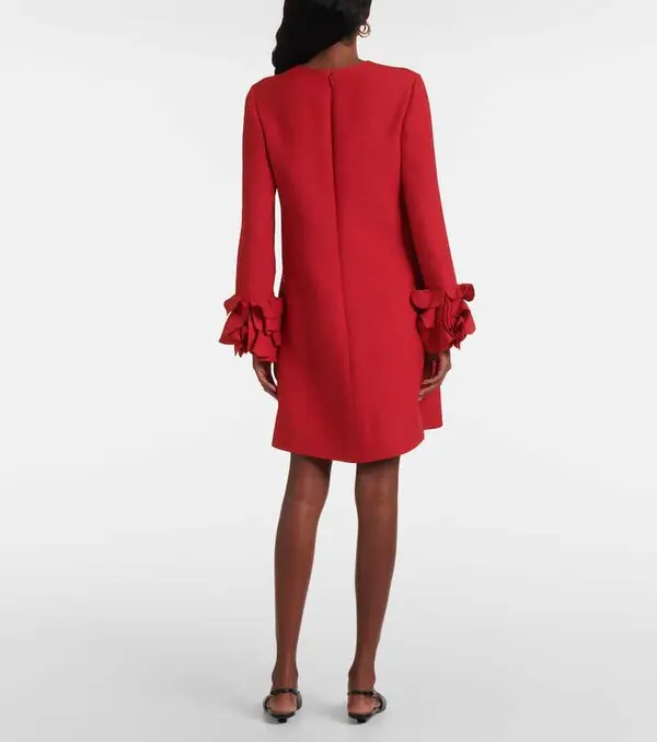 Valentino Garavani Crepe Couture Minidress - Red
