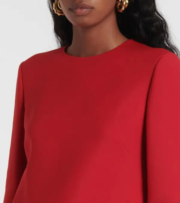 Valentino Garavani Crepe Couture Minidress - Red